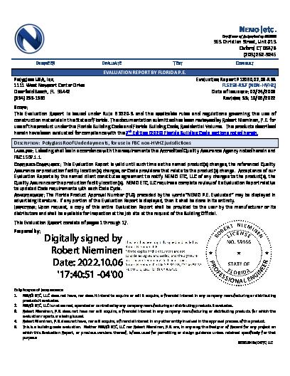 FL5259 - POLYGLASS USA