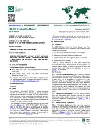 ESR-4057 - SIMPSON STRONG-TIE® SET-3G™ EPOXY ADHESIVE ANCHORS AND