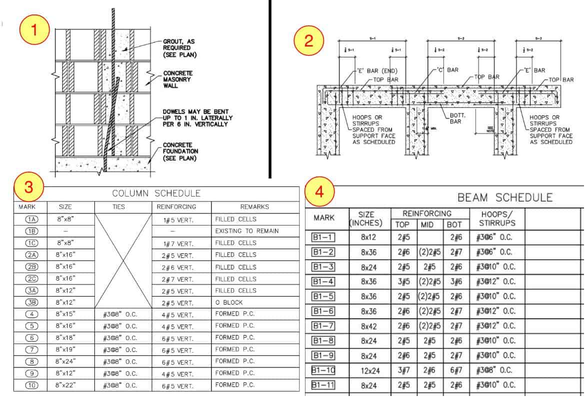 Episode 3 - Tie Beam Tie Column - Engineering Plans