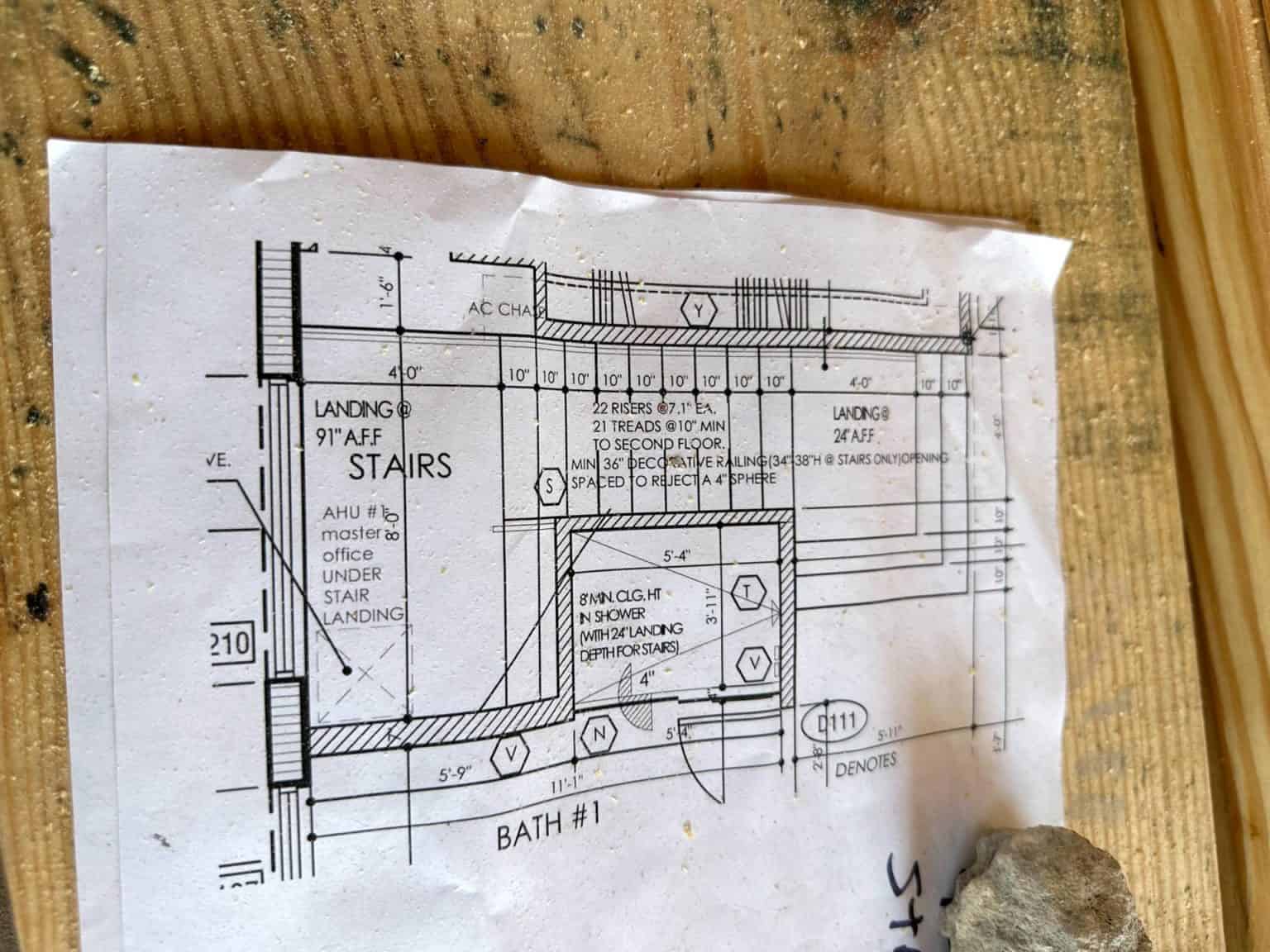 Episode 8 - Wood Stair Construction - Engineering Plans